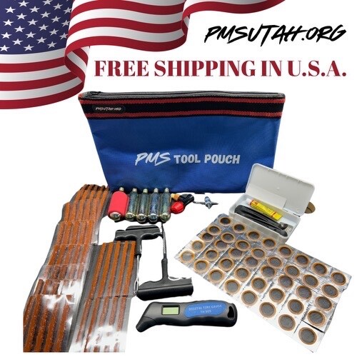 Trail ATV UTV SXS Tire Repair Kit Tube Patch Plug CO2 Cartridge ...