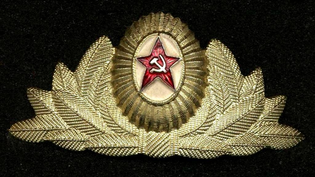 USSR CCCP uniform Insignia Hat Badge ARMY OFFICER | eBay