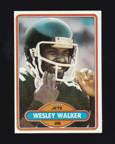 1980 Topps Wesley Walker #315 New York Jets | eBay