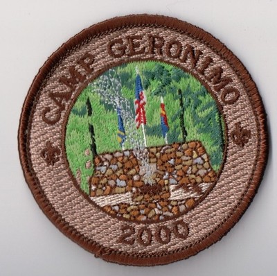 Boy Scout Patch, Camp Geronimo 2000, Theodore Roosevelt Council Arizona, MINT! | eBay