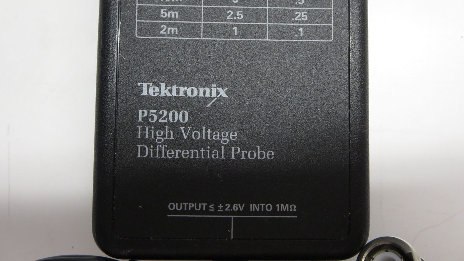 TEKTRONIX P5200 HIGH VOLTAGE DIFFERENTIAL PROBE | eBay