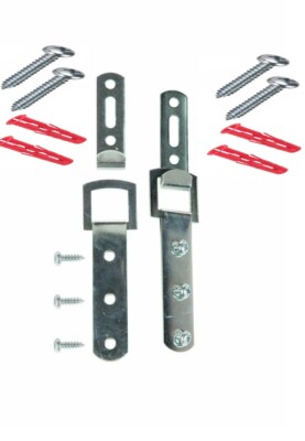 Secure Heavy Duty Large Picture Frame Mirror Hanging Kit Hooks Hangers ...
