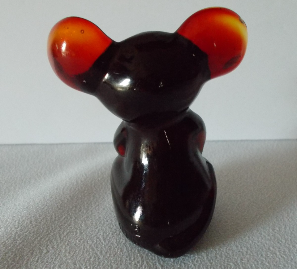 Fenton Art Glass Red/amberina Mouse NFGS 12. Has Sml chip on ear | eBay