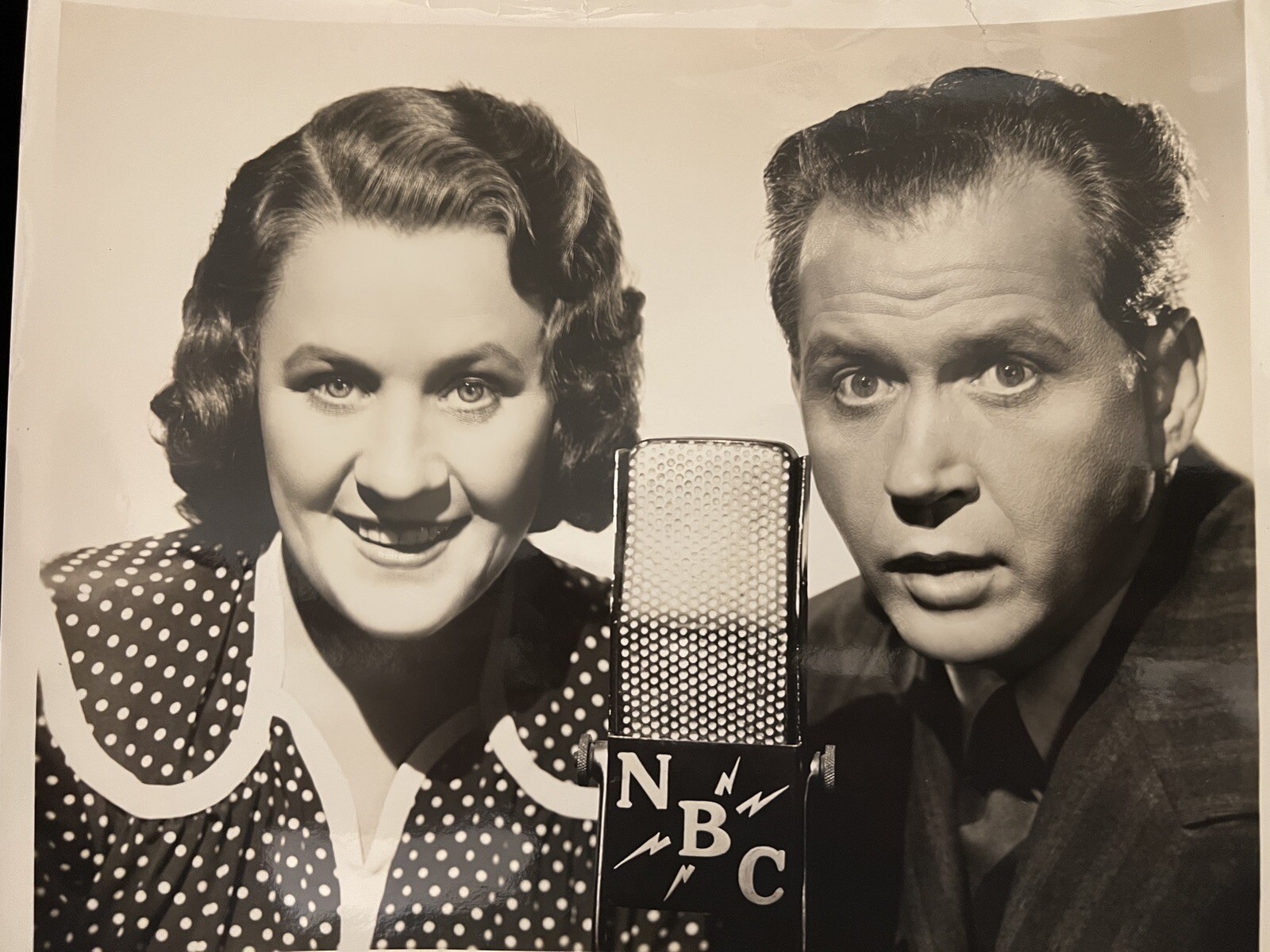 1950’s Original Press Photo Fibber McGee and Molly perform on NBC Radio ...