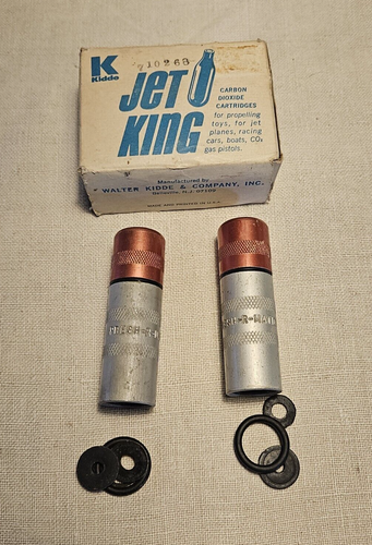 2 Vintage Presh -R-Matic Fuel Pumps Coleman Lamps Stoves w/box of CO2 ...