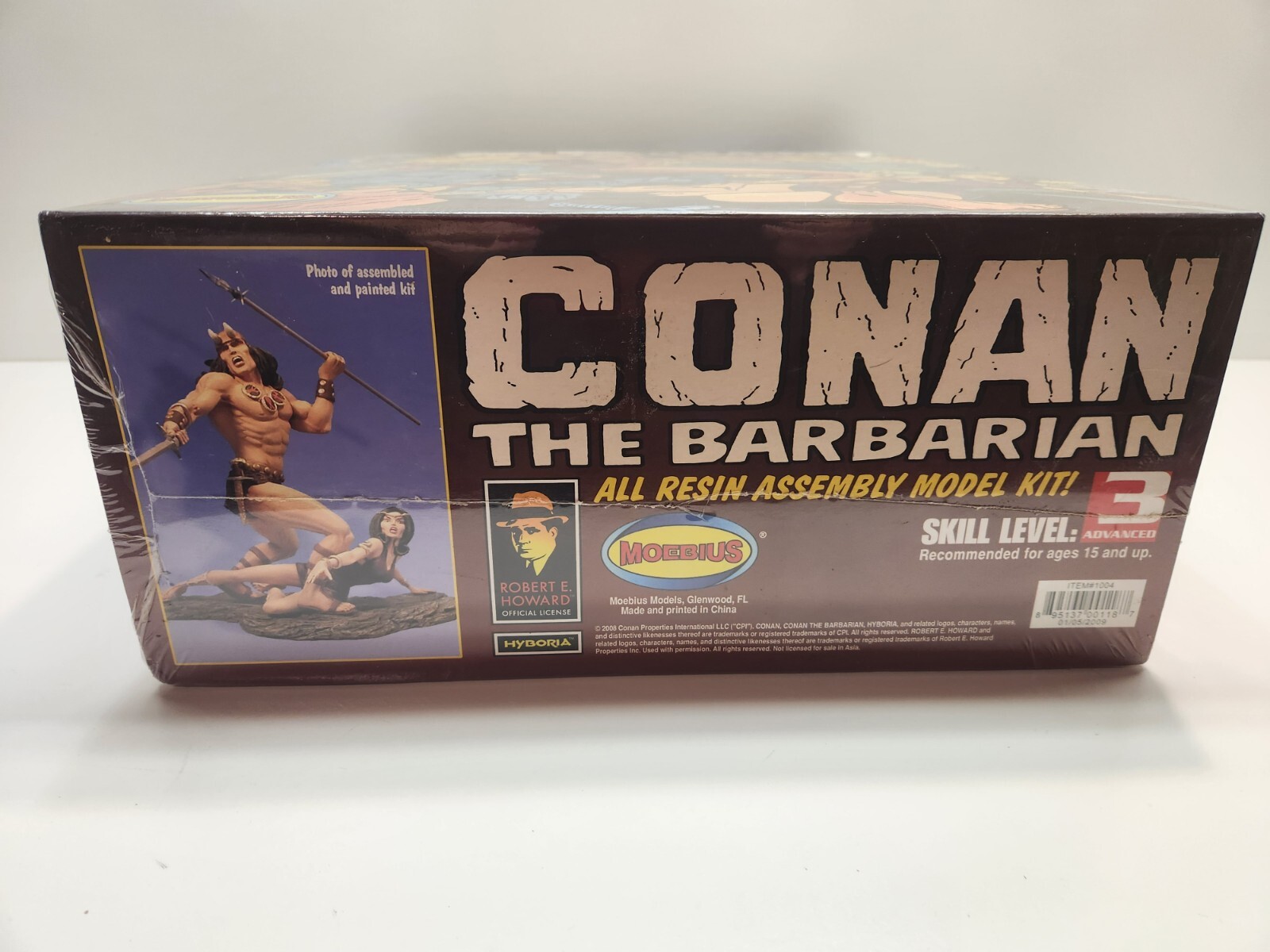 Moebius Conan the Barbarian 1/8 Scale 2009 All Resin kit #1004 Sealed ...