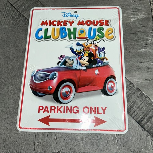 Walt Disney Mickey Mouse Club Parking Only Metal Sign 8x11 New Sealed ...
