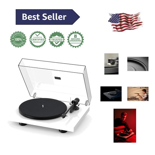 Precision Audiophile Turntable - 8.6" Carbon Fiber & Heavy Stamped ...
