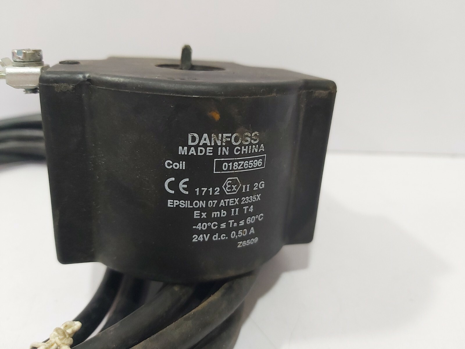 Danfoss 018Z6596 Valve Coil 24Vdc Epsilon 07 Atex | eBay