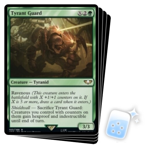 TYRANT GUARD X4 Warhammer 40,000 Magic MTG MINT CARD | eBay