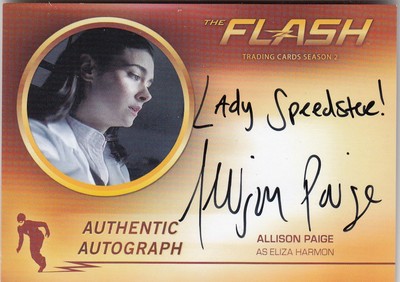THE FLASH SEASON 2 - AP1 ALLISON PAIGE (ELIZA HARMON) AUTOGRAPH CARD ...