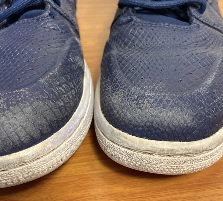 Nike Air Jordan 1 Retro High Nouveau Navy Snake Blue Size 9 Sneakers ...