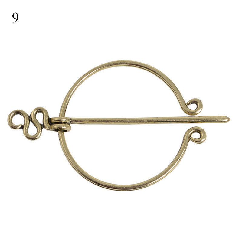 Viking Brooch Shawl Cloak Pin Clasp Norse Medieval Penannular Jewellery ...