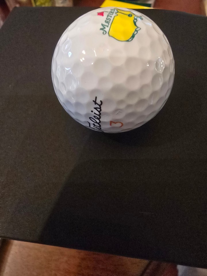 2025 Masters Tournament Logo Golf Ball | eBay