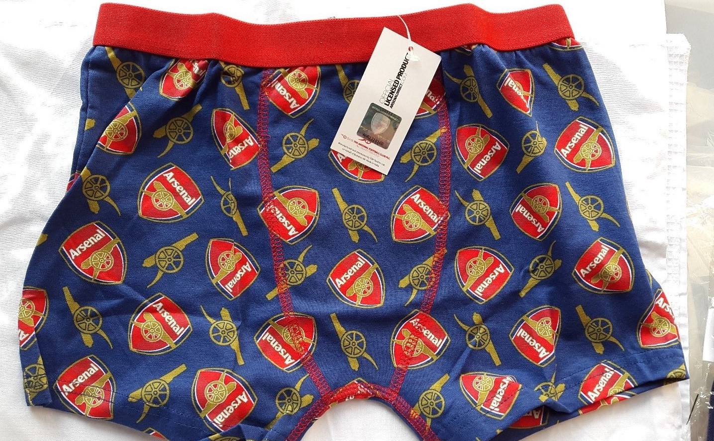 NEW Arsenal FC Official Football Gift 1 Pack Boys Boxer Shorts | eBay