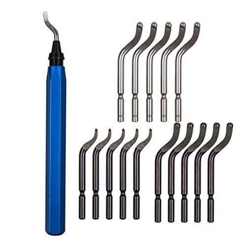 Burr Handle High speed steel Parts Steel Tool Workshop 15pcs Deburring ...