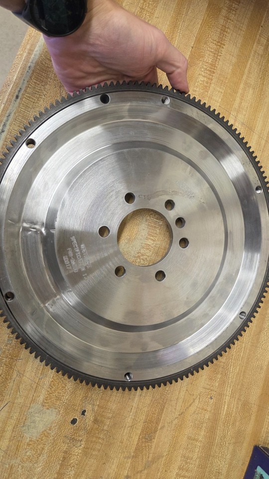 Small Block Chevy Billet Steel Flywheel PRW 1626500 SFI 153 Tooth 18lbs ...