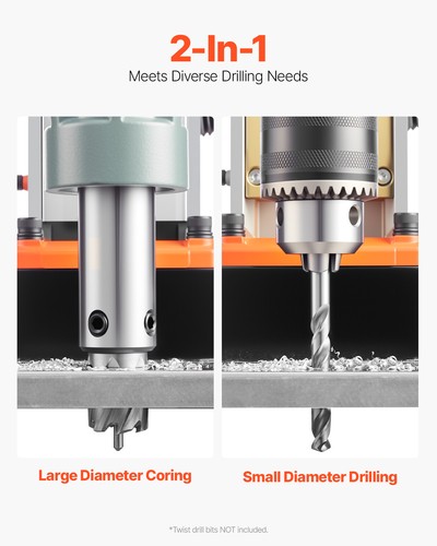 MD50 Magnetic Drill 1550W 2922lbf/13000N Portable Mag Drill Press ...