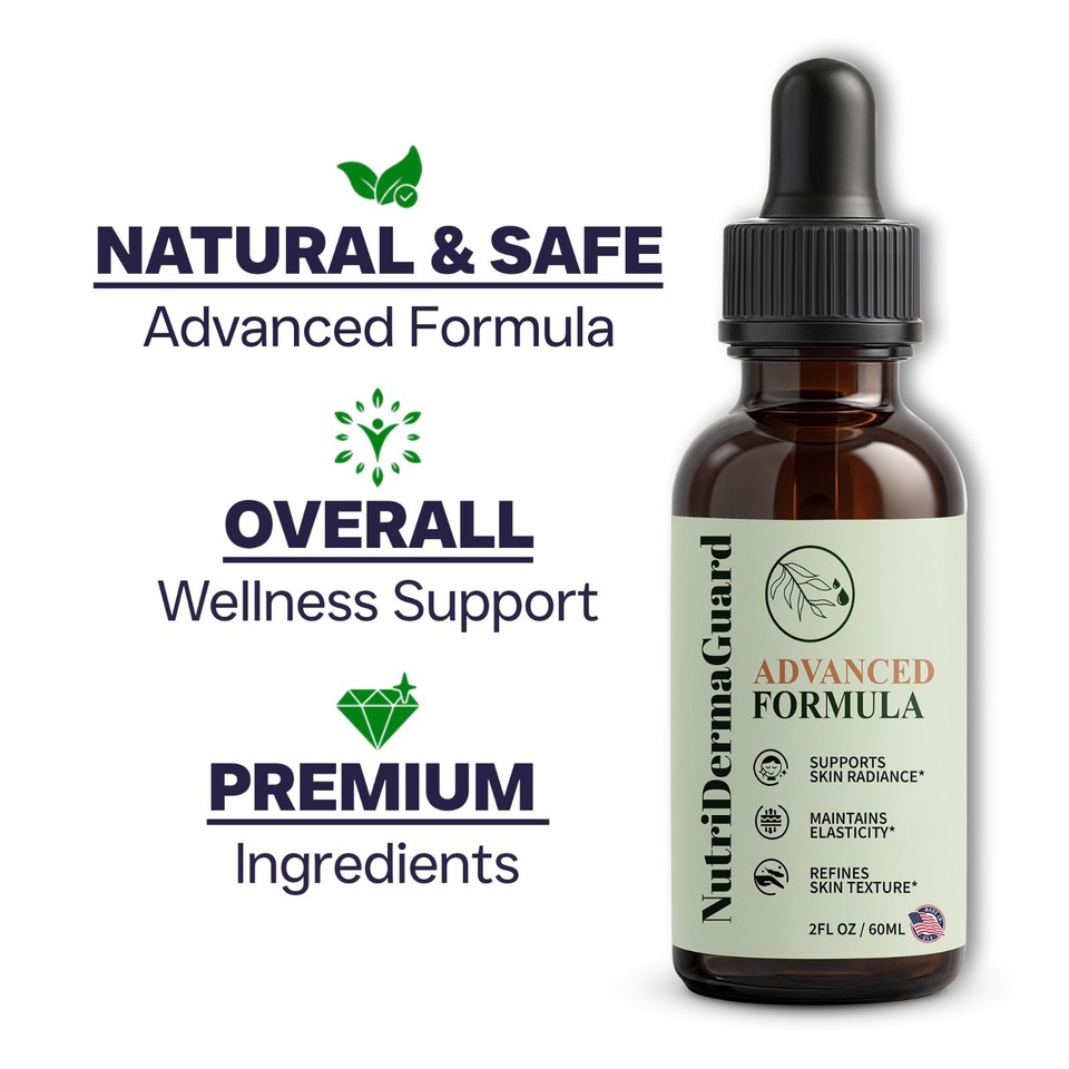 (1 Pack) Nutri Derma Guard Drops – Natural Formula for Healthy Skin ...