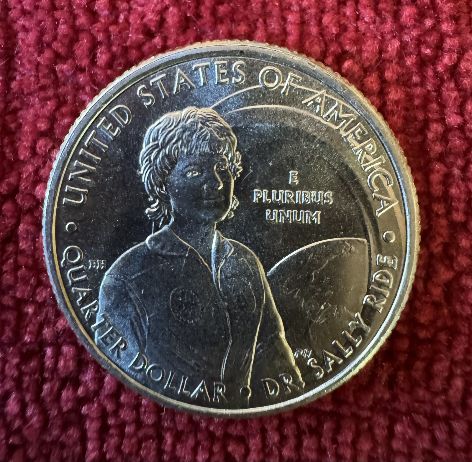 2022 P Dr. Sally Ride Quarter MAJOR ERROR Ghost Comet Tail & Die Chip ...