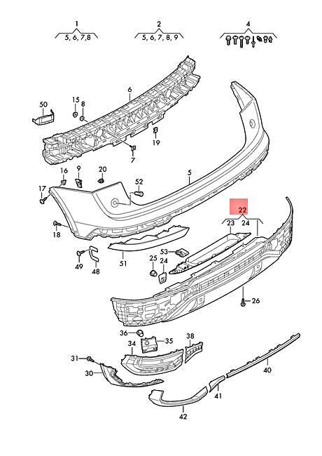 Genuine AUDI Q5 Sportback FYB FYG FYT Spoiler 80F807434A9B9 | eBay