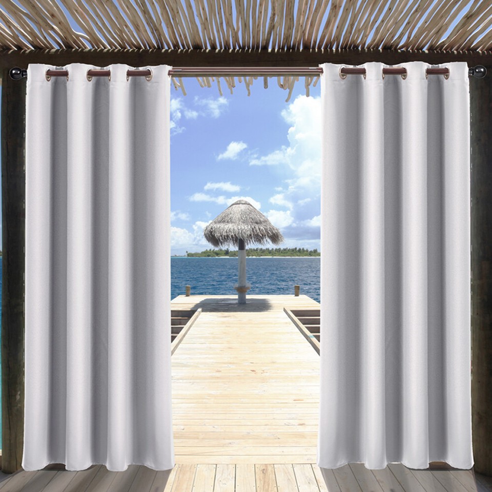 Waterproof Outdoor Curtains for Patio - Thermal Insulated, Sun Blocking ...