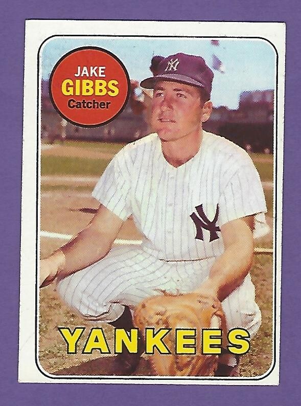 1969 Topps - #401 Jake Gibbs - New York Yankees - ExMt | eBay