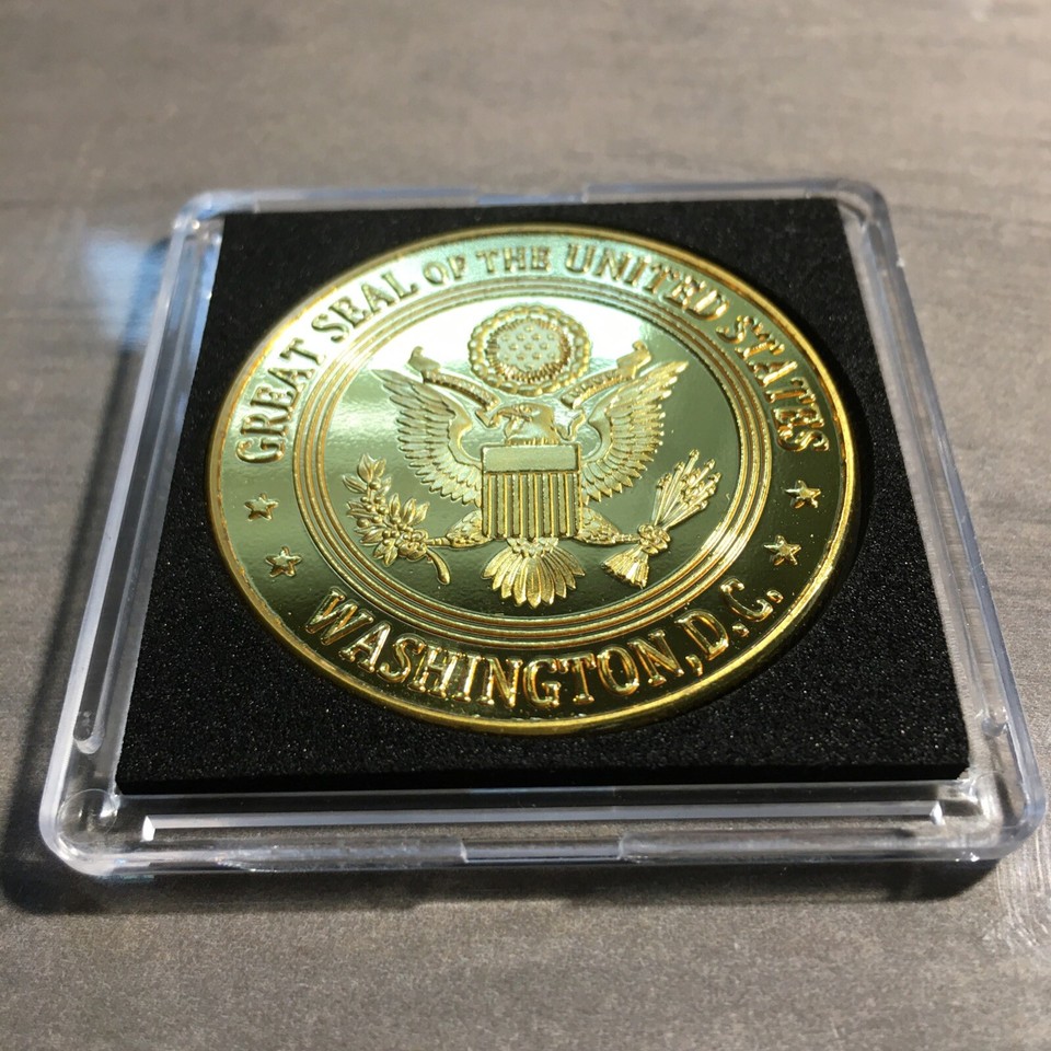 MARYLAND USA State Seal Collectible Challenge Coin CASE INCLUDED! BRAND ...