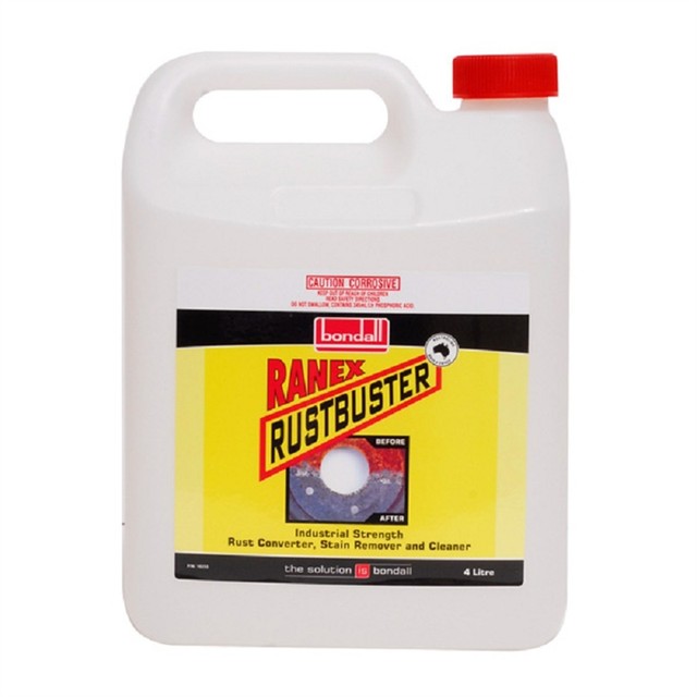 Bondall Ranex Rust Buster Rust Converter 4 Litre Rustbuster for sale ...