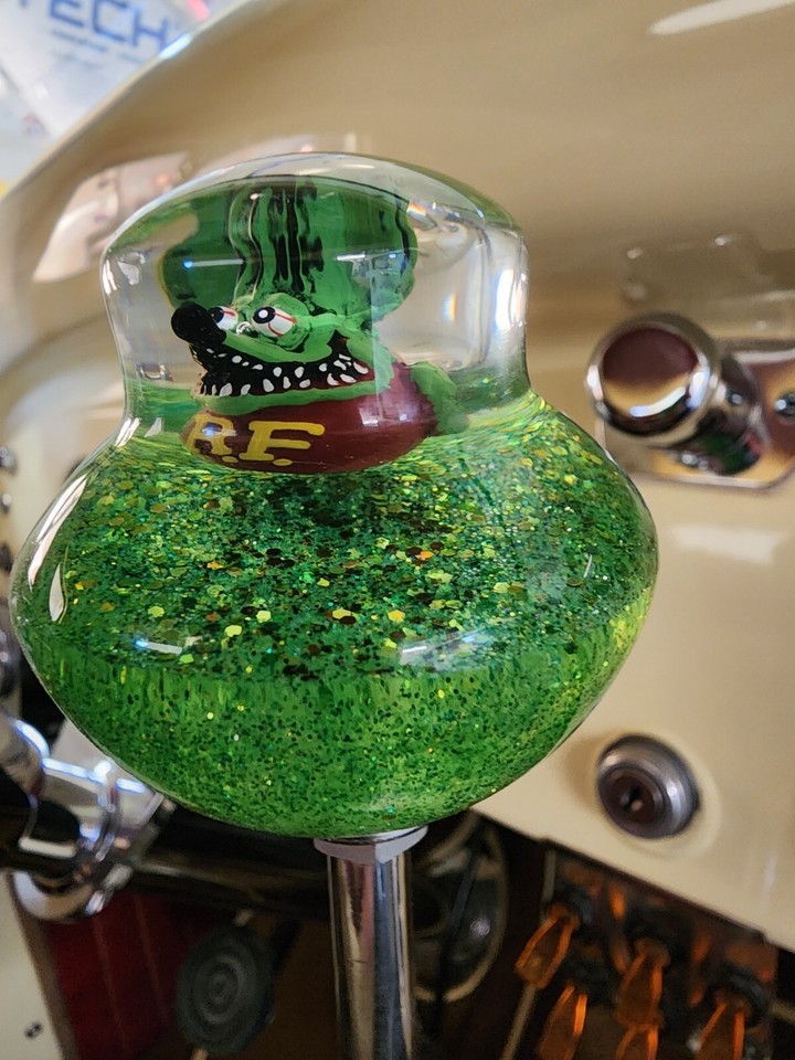 Rat Fink Custom Shift Knob Vintage Rat Fink Dice Hot Rod rat rod ...