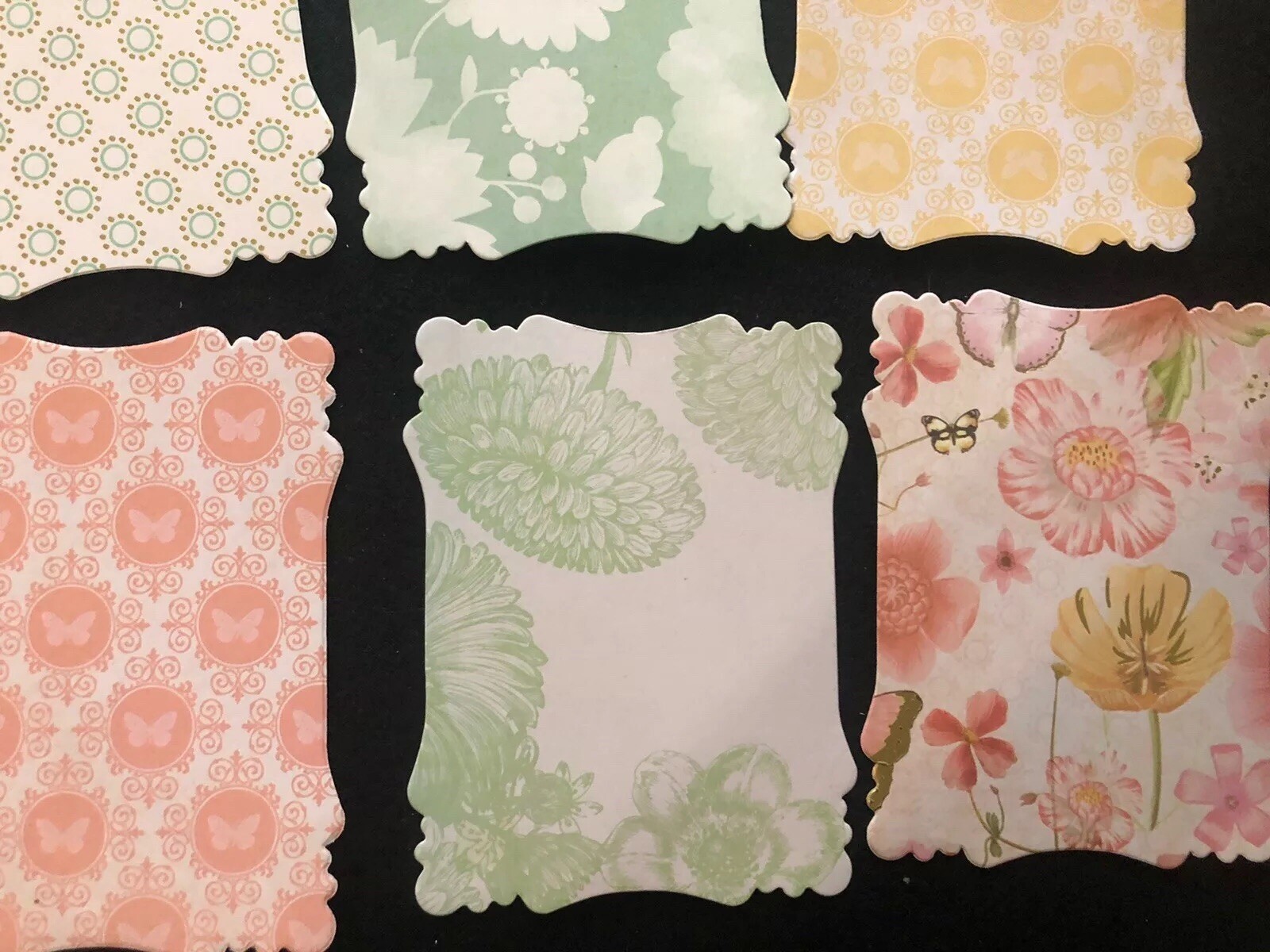 Shabby chic Flower Chipboard Mini Book Album DIY Kit Scrapbook Paper ...