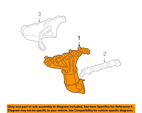 GM OEM 07-12 Canyon Exhaust System Manifold-Exhaust Manifold 19418950 ...