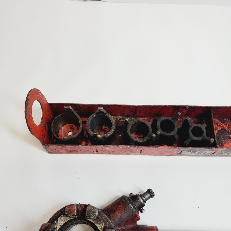 Vintage Craftsman Ratchet Style Pipe Threader 6 Piece Set Read ...