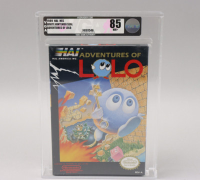 Adventures of Lolo Nintendo NES 1989 Hal New Factory Sealed VGA Graded ...
