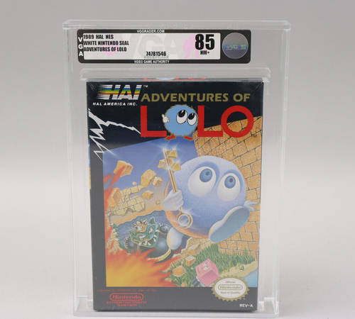 Adventures of Lolo Nintendo NES 1989 Hal New Factory Sealed VGA Graded ...