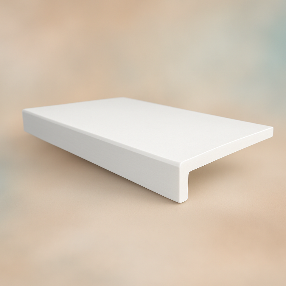 White UPVC Capping Board 1.25m 9mm 2 Pack – Window Sill Trim Cover PVC ...
