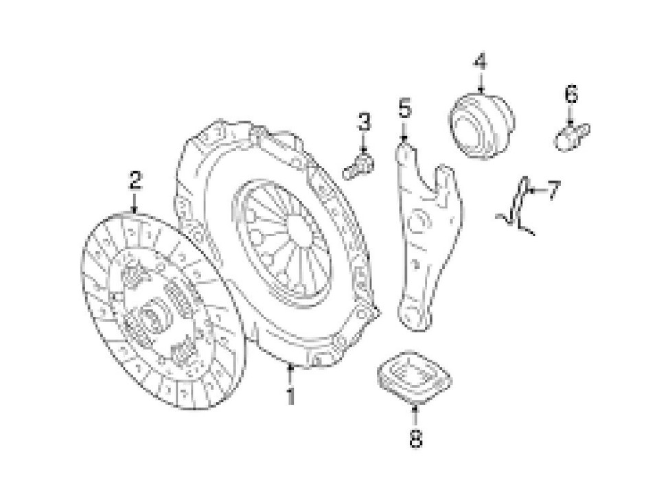 SUZUKI GENUINE OEM FORK,CLUTCH Escudo TA02W-2 Escudo TL52W-3 23211 ...