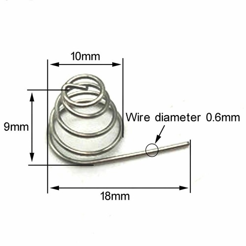 AA / AAA Batteries Spring Contact Terminal Positive / Negative ...