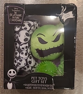 Disney Nightmare Before Christmas Pet Toy Oogie Boogie Gift Set Little ...