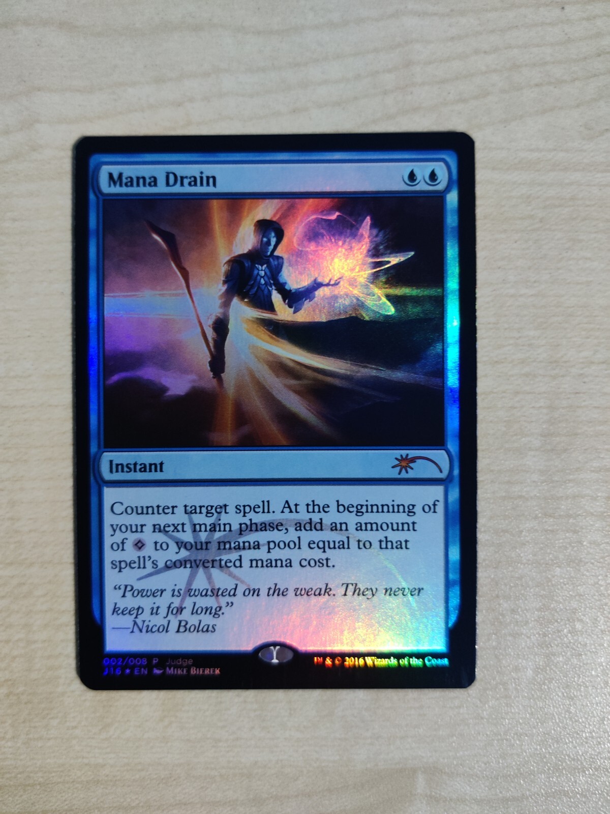 MTG Mana Drain Judge Foil NM Magic the Gathering | eBay