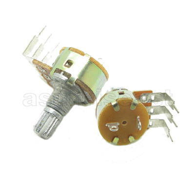 10x 10K Linear 1/4W Rotary Potentiometer Single Turn B10K Pot With ...