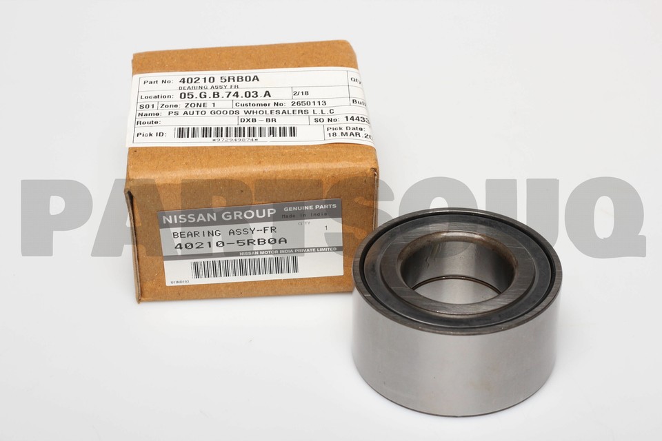 402105RB0A Genuine Nissan BEARING ASSY FR 40210-5RB0A | eBay