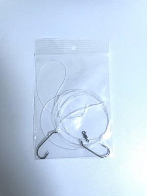 100 High Low Rig Hi-Lo Bottom Fishing Rig Porgies Seabass - Size #2 ...