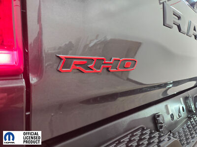 FITS 2025 Ram RHO Tailgate RHO Emblem Overlay Decals Vinyl Stickers | eBay