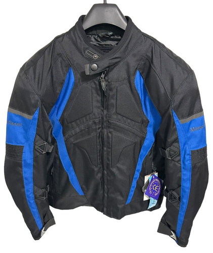 MILANO SPORT Gamma Waterproof Motorcycle Padded Chest Back Jacket Men's ...