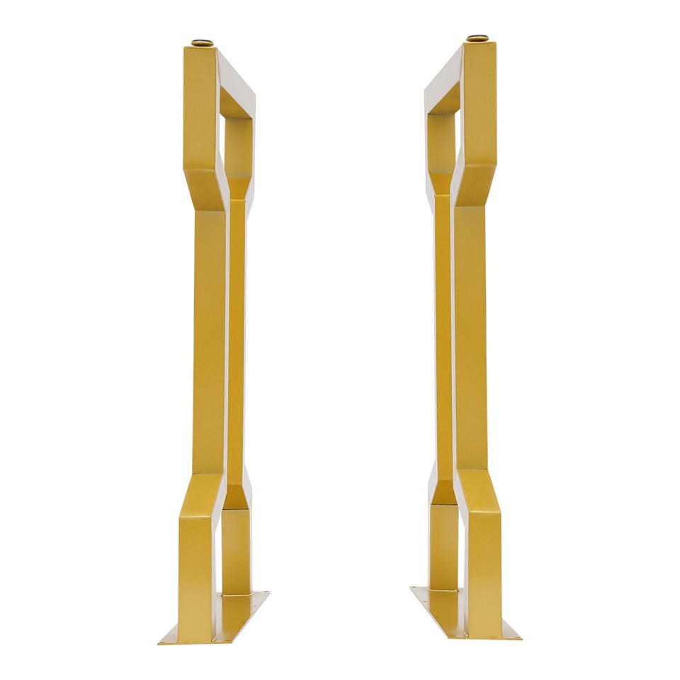 2Pcs Steel Table Supporting Legs Parts Desk Supported Leg Frame ...