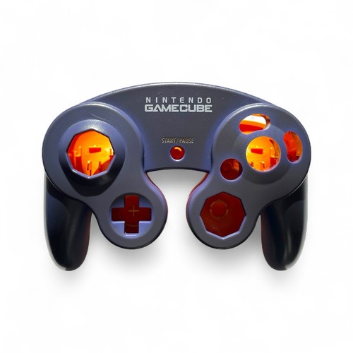 Nintendo GameCube OEM Replacement Orange Indigo Controller Housing ...