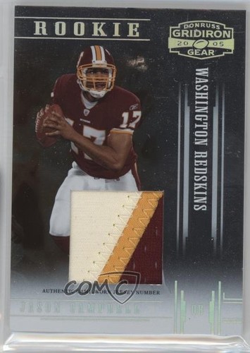 2005 Donruss Gridiron Gear - Rookie Jason Campbell #114 Jersey Number ...