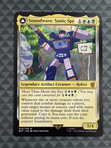 MTG Soundwave, Sonic Spy #014/015 Mythic Universes Beyond: Transformers ...