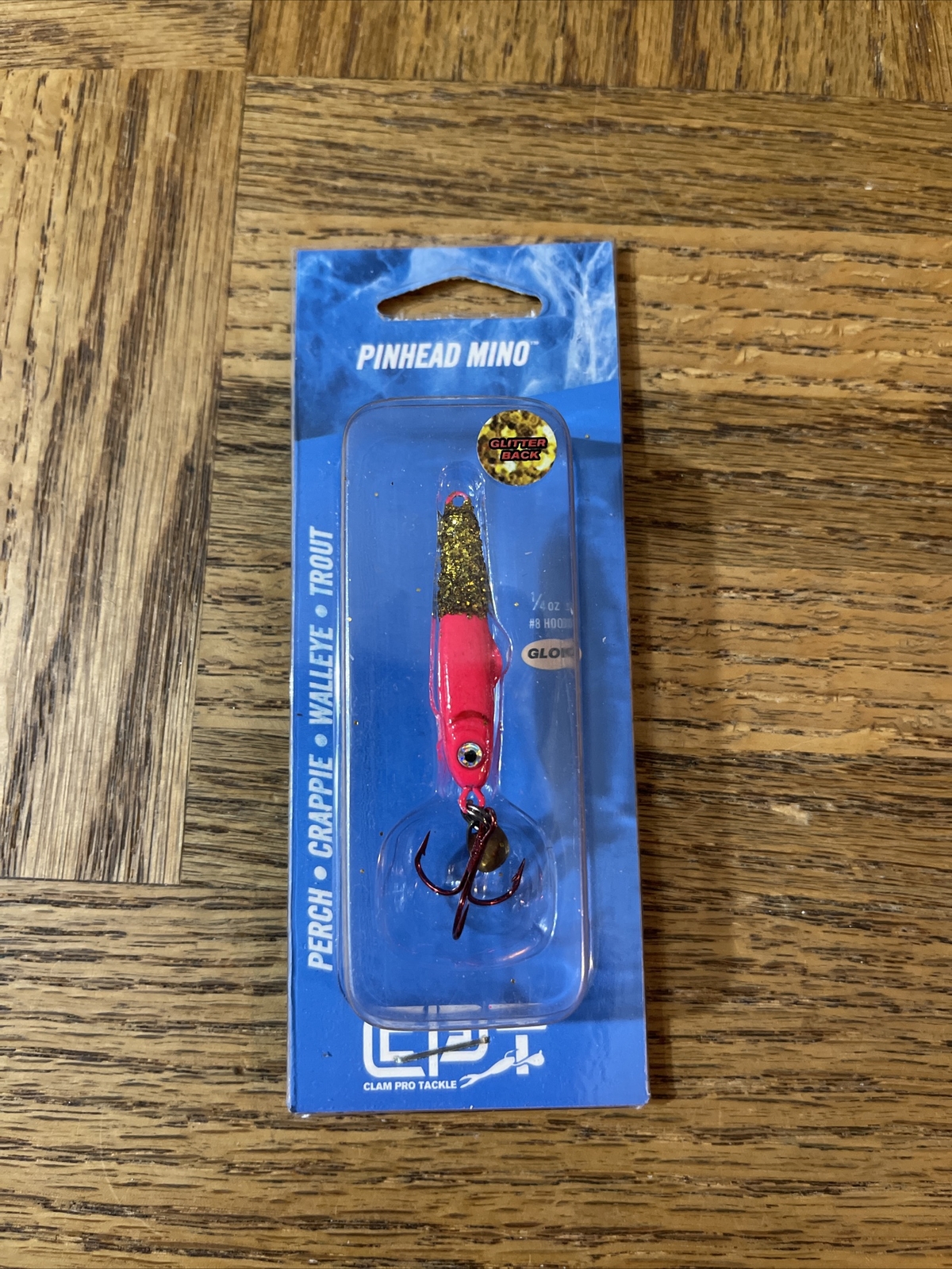 Clam Pinhead Mino Hook Size 8 Glow | eBay